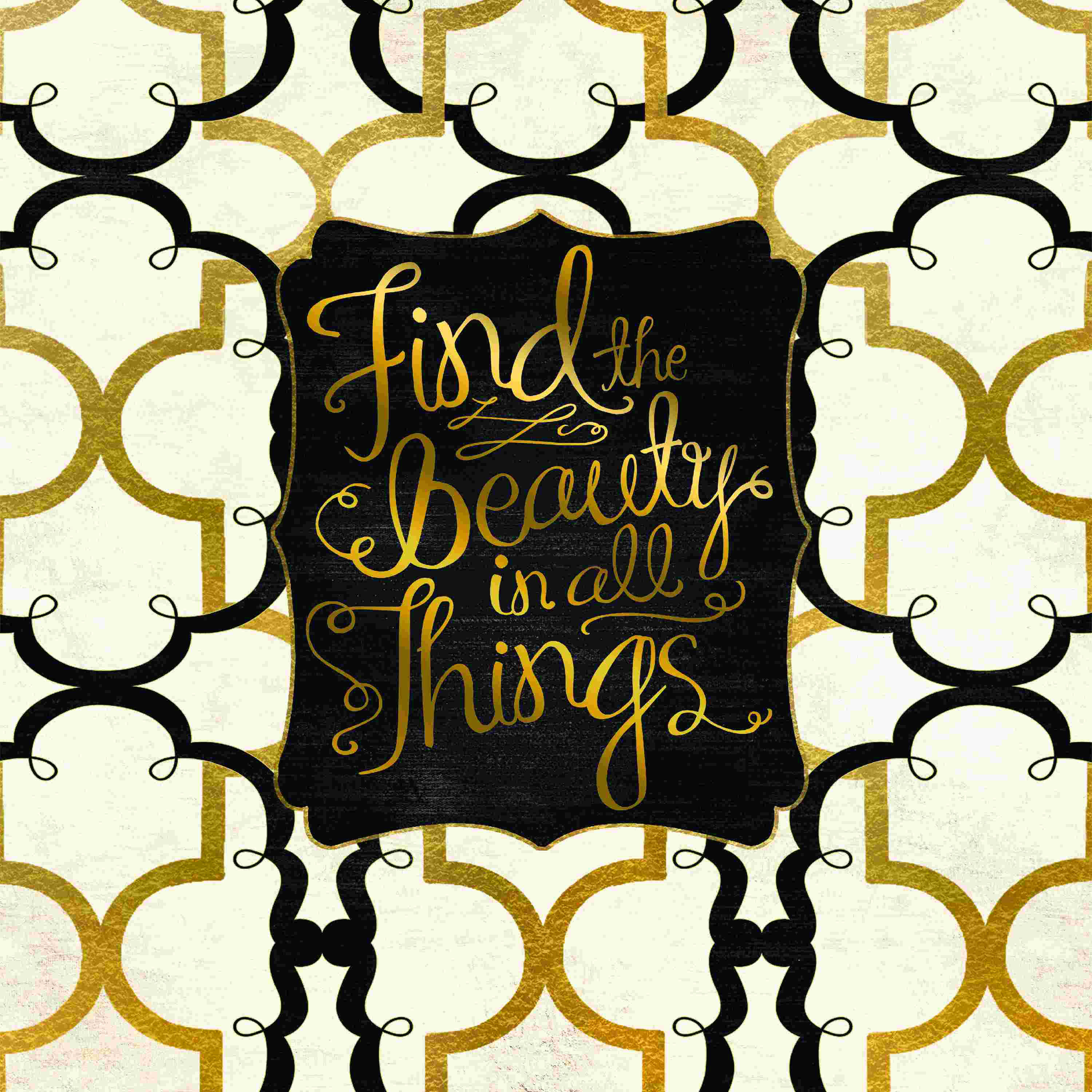 Trinx Find The Beauty In All Things - Wrapped Canvas Textual Art | Wayfair