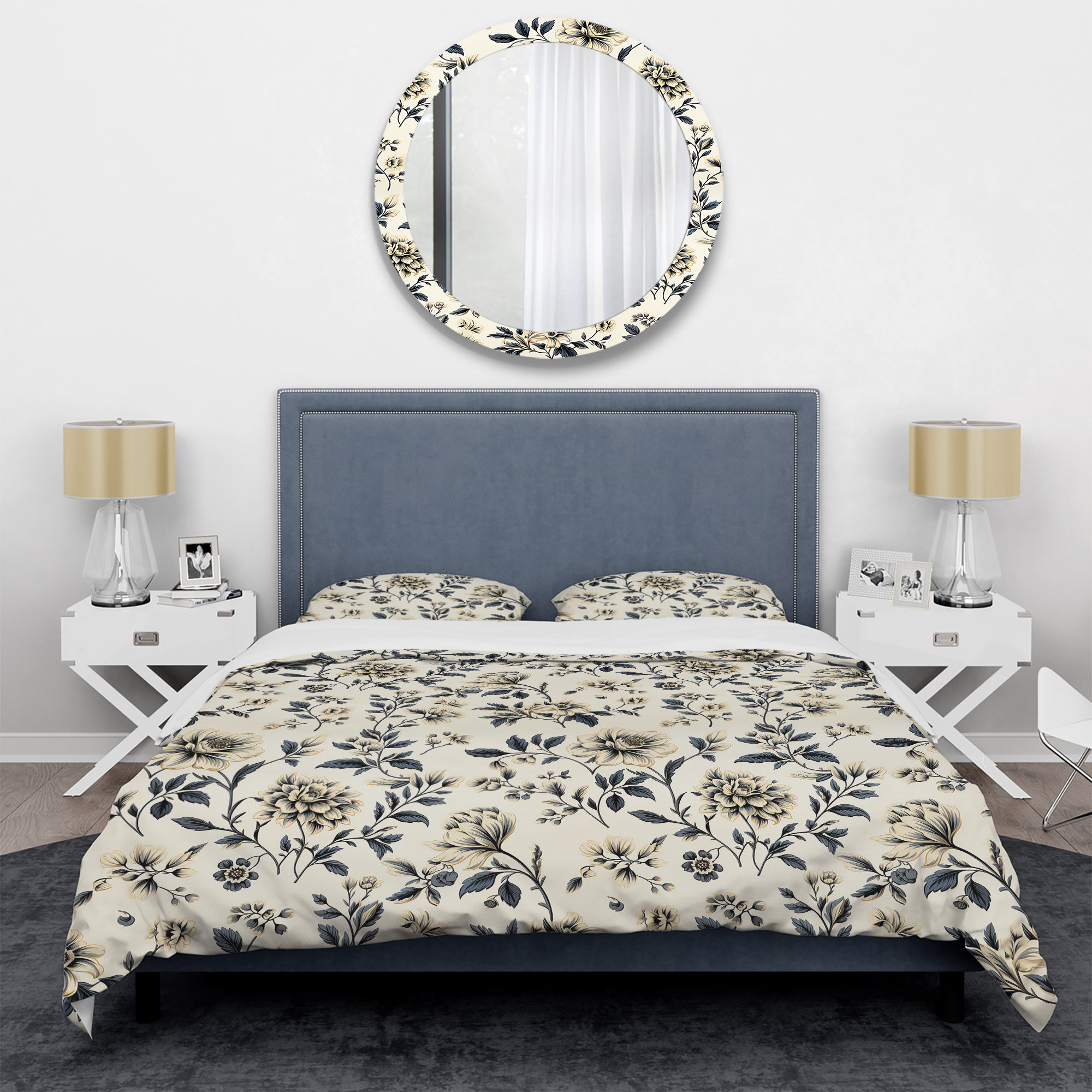 Design Art Minimalist Simplicity Victorian Pattern VII Bedding | Wayfair