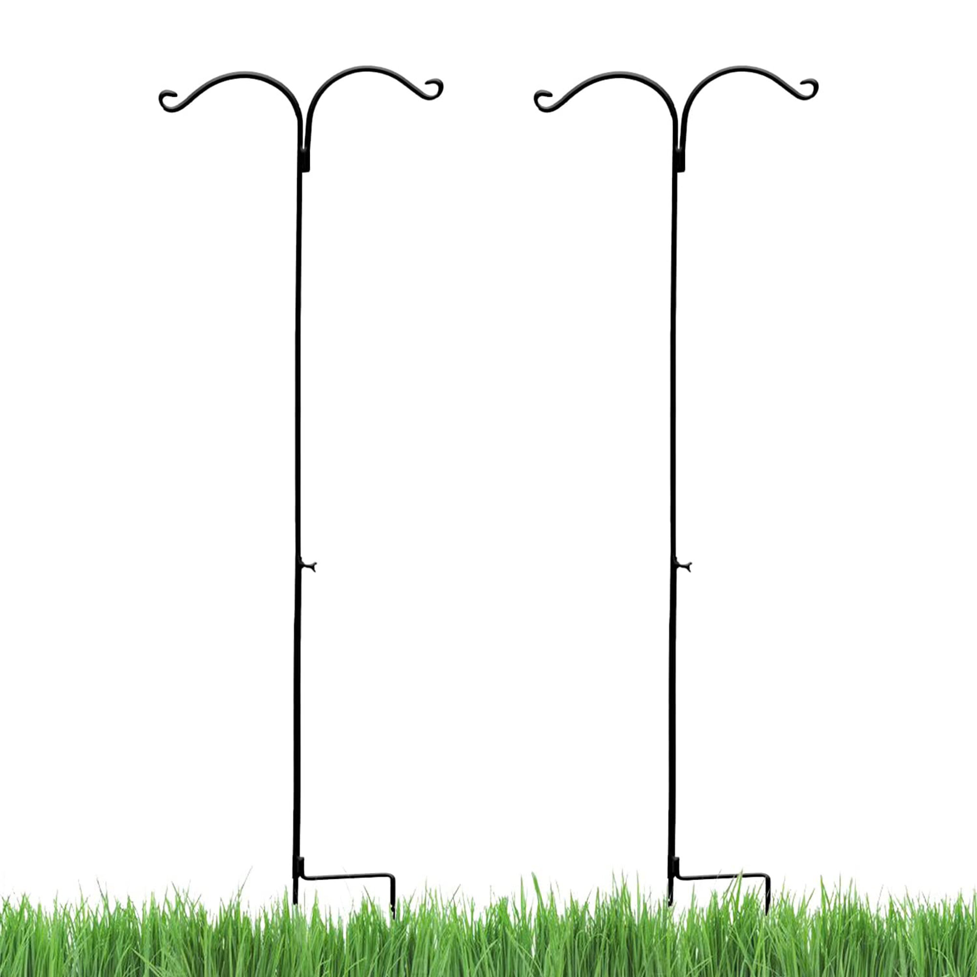 Ashman Online Ashman Premium Steel Ground Stake Shepherd's Hook 65 Inch ...