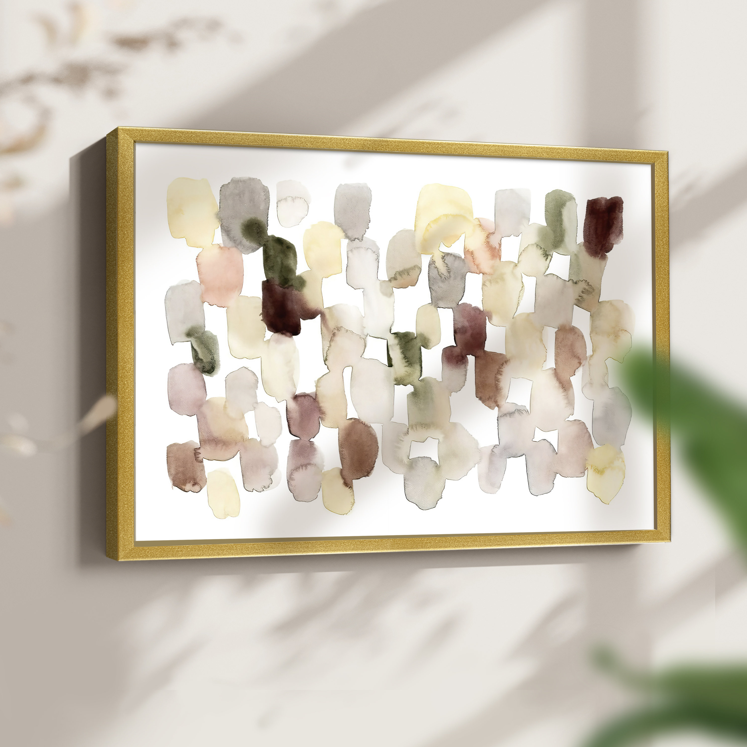 Wrought Studio™ Melted Sediment III -Framed Print - Restickable | Wayfair