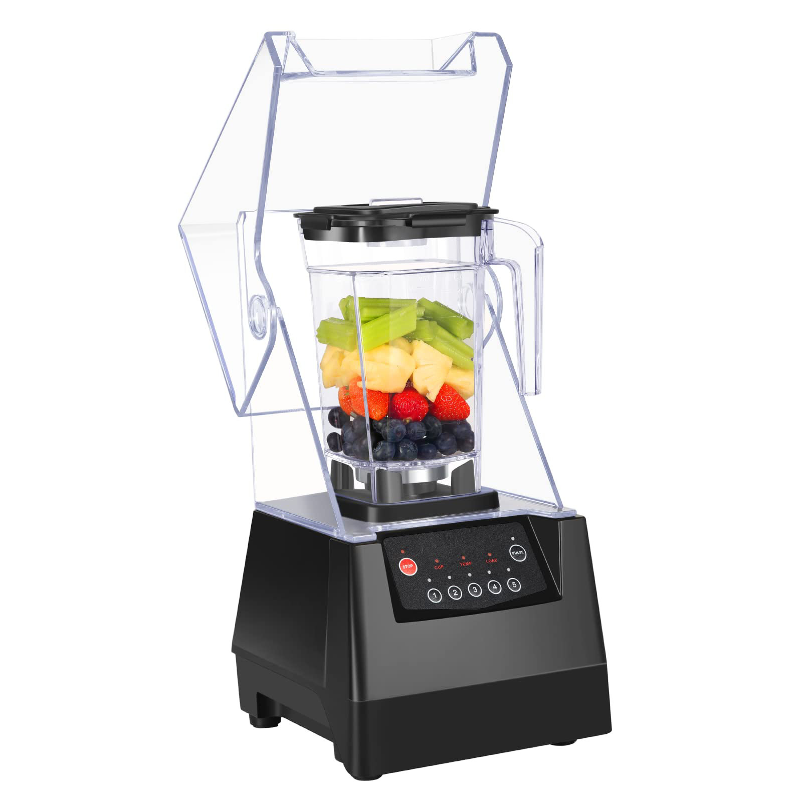 4 SEASONS FURNITURE Professional Commercial Blender with Soundproof ...