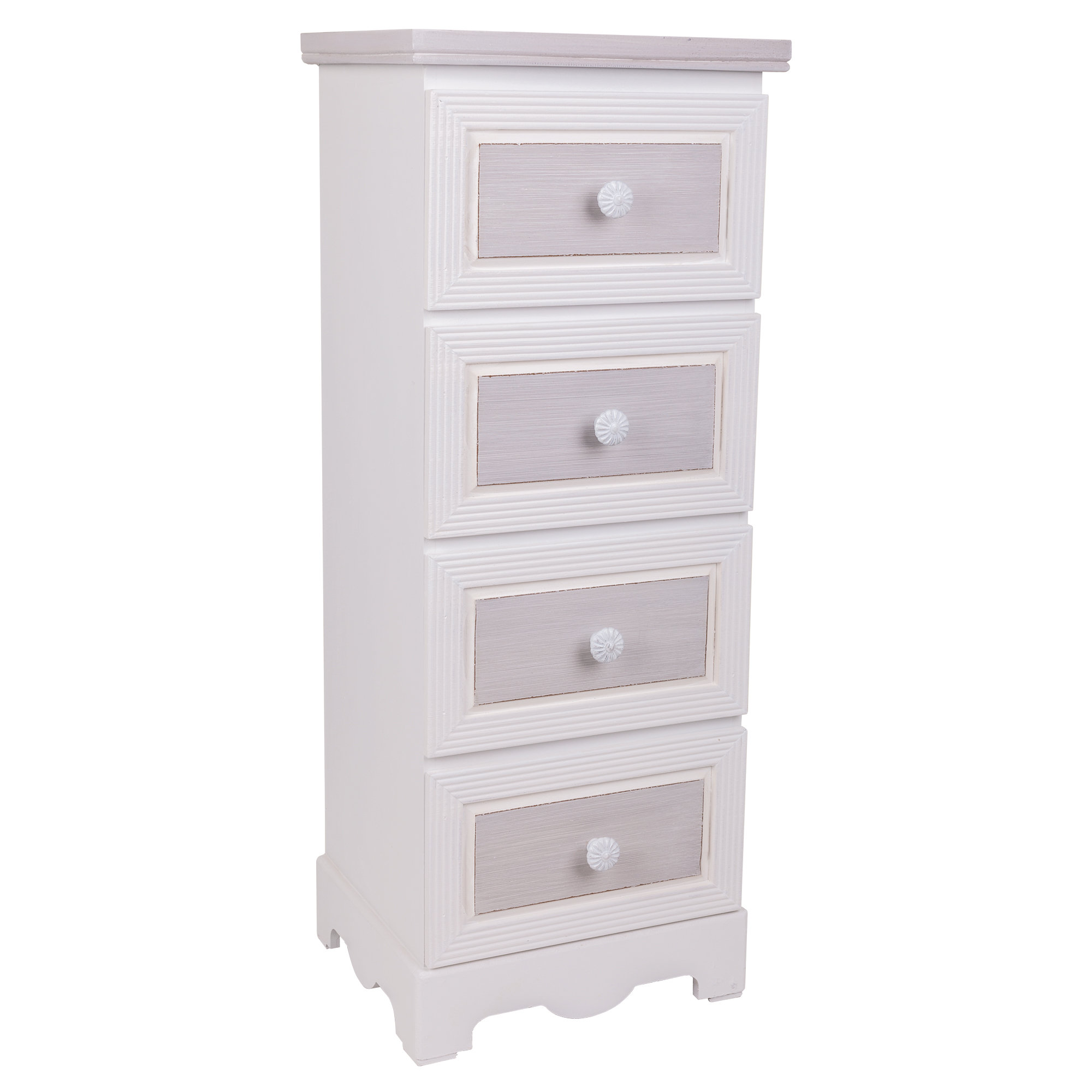 Marlow Home Co. Shelstead 4 Drawer Bedside Table | Wayfair.co.uk