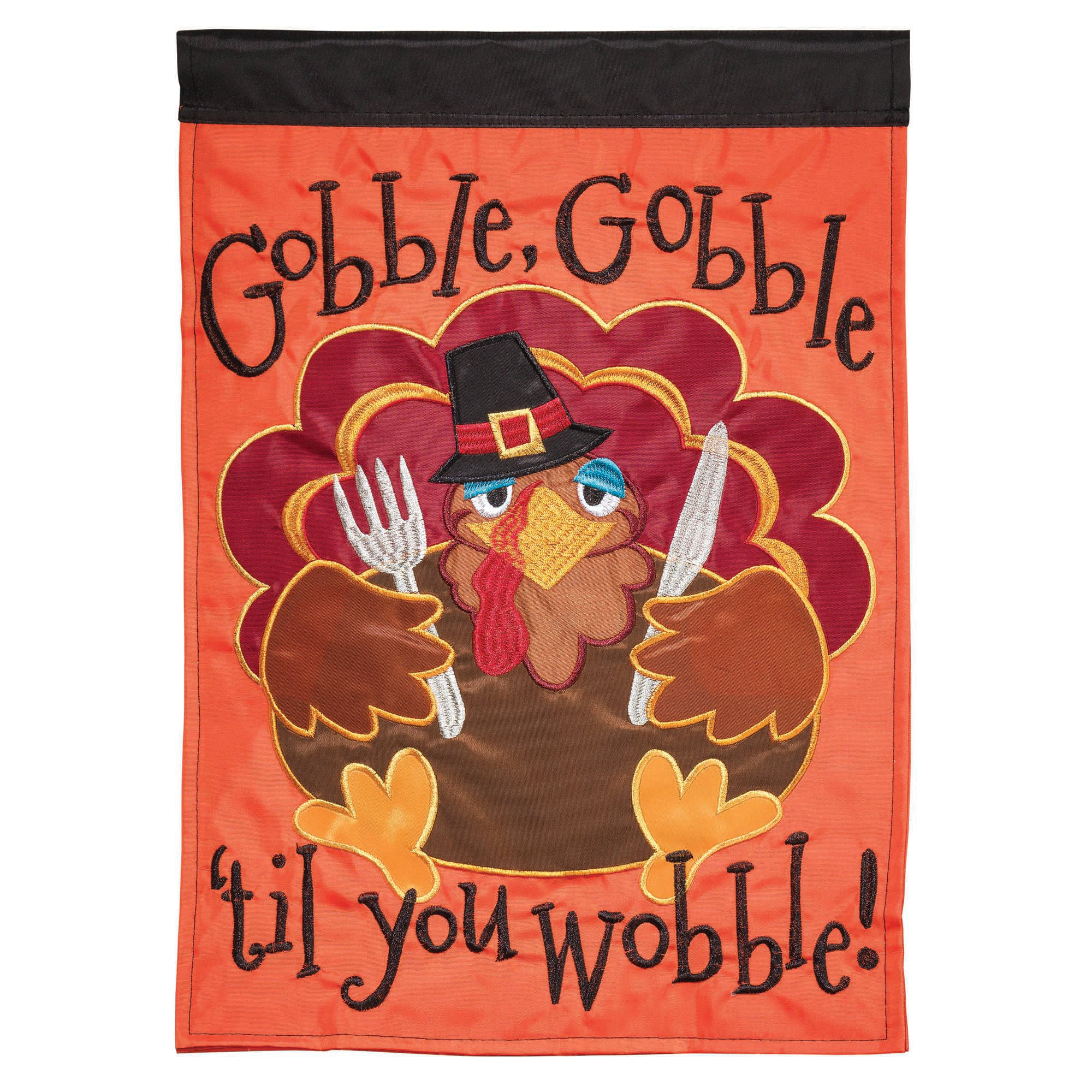 Dicksons Inc Turkey Gobble 2-Sided Nylon Garden Flag | Wayfair