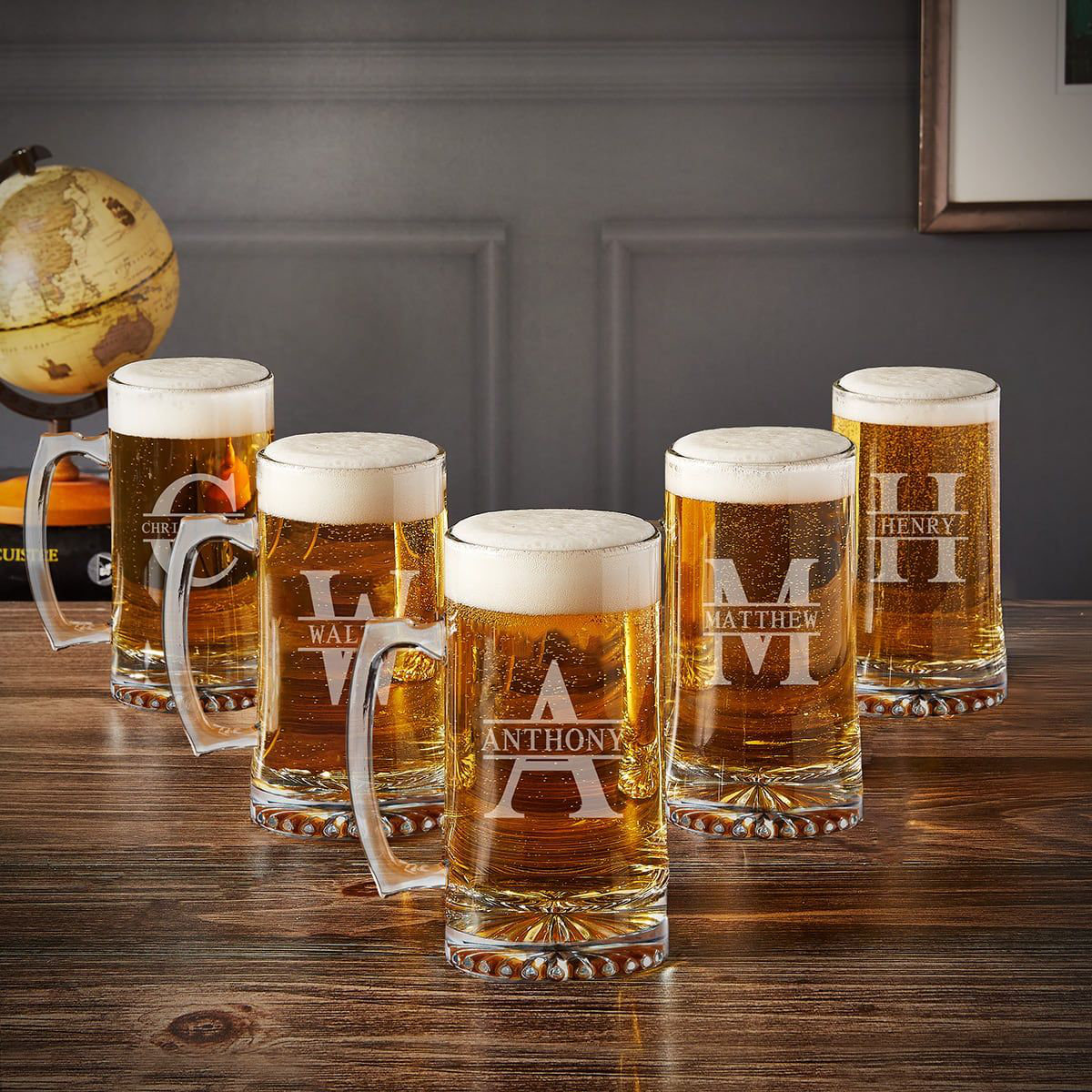 Home Wet Bar 32oz. Beer Mug Set | Wayfair