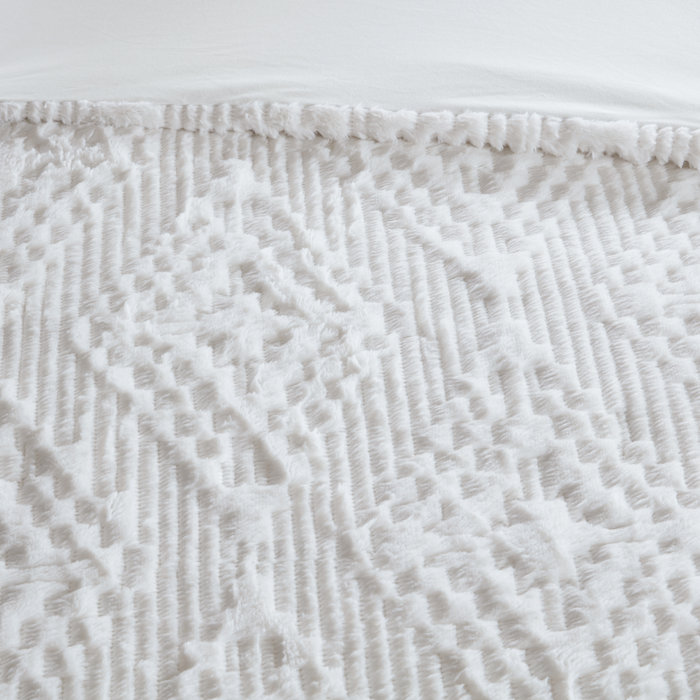 Woolrich Teton Embroidered Plush Quilt Set & Reviews | Wayfair