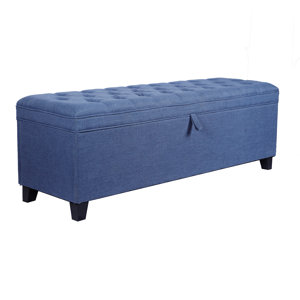 Latitude Run® Extra Long Storage Ottoman, Entryway Bench With Flip Top ...
