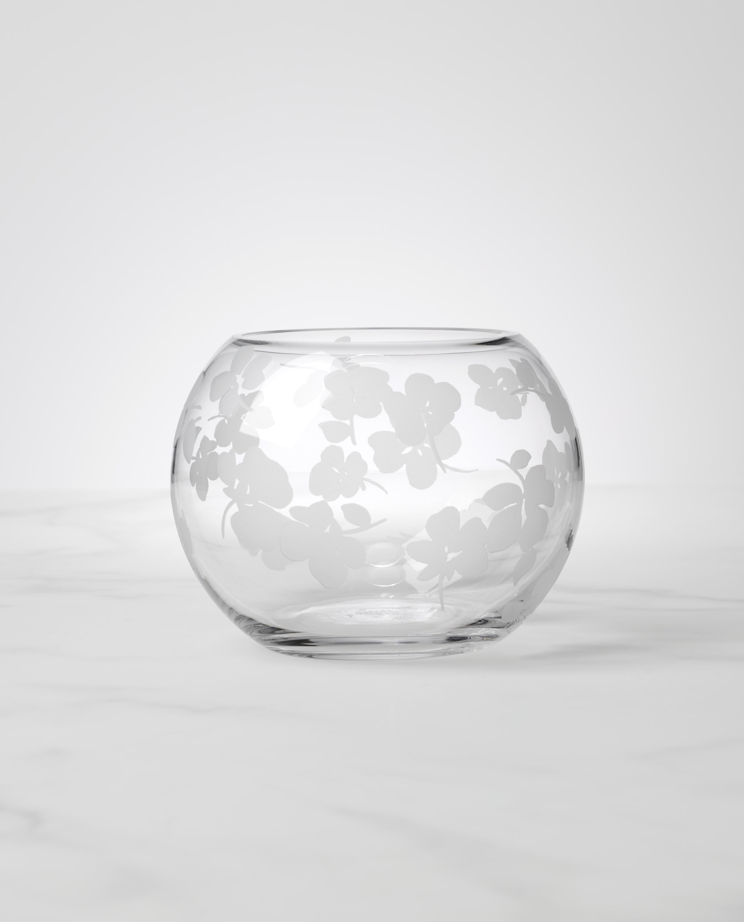 kate spade new york Spring Pansies Tonal Glass Table Vase | Wayfair