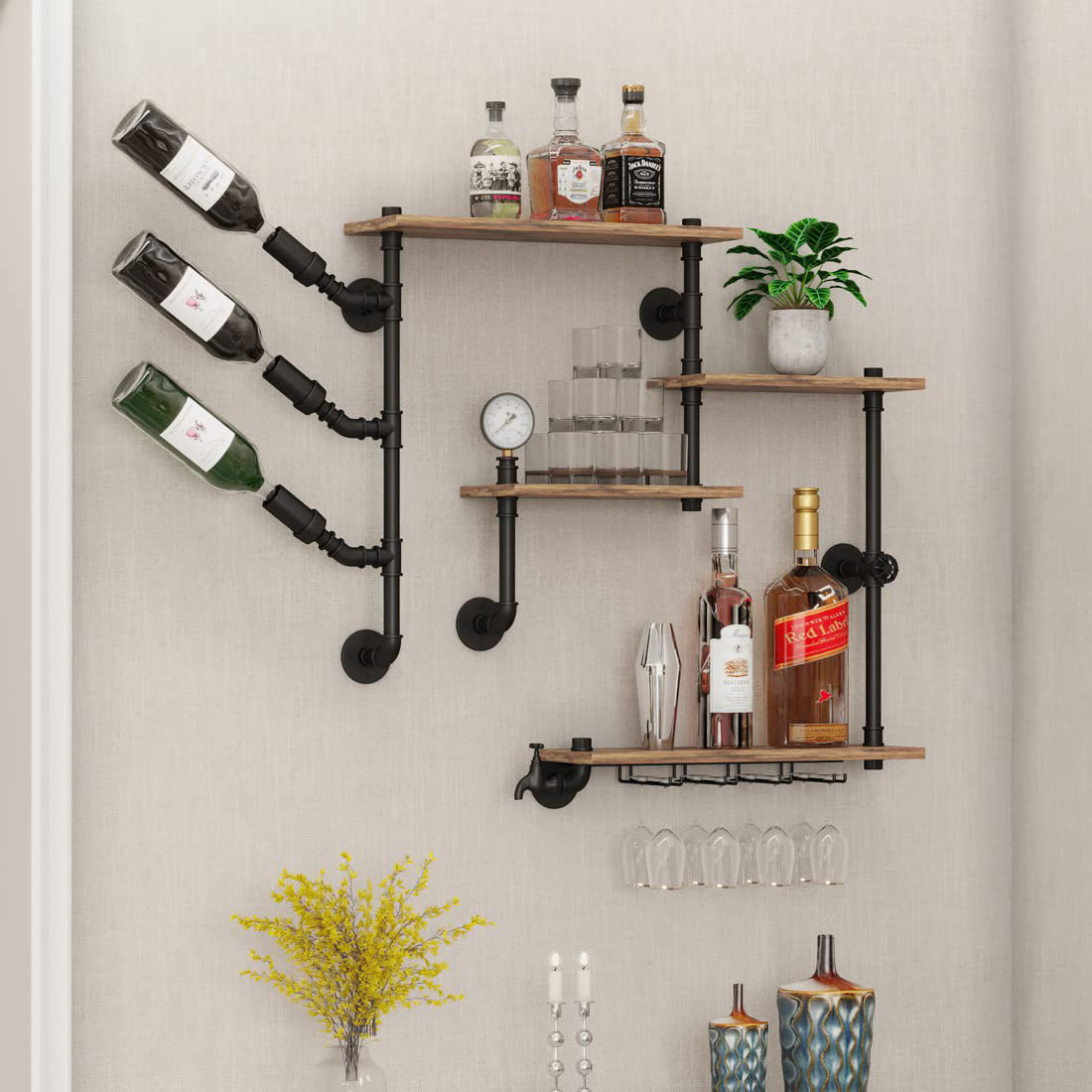 Williston Forge Wall Bar Shelves | Wayfair