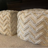 Wade Logan® Banhart Upholstered Pouf & Reviews | Wayfair