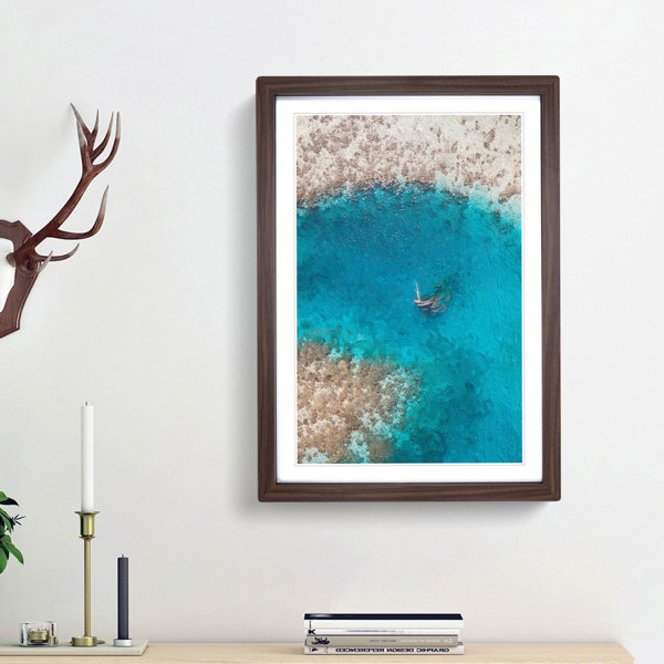 East Urban Home Sunken Ship in Keyodhoo Maldives - Picture Frame ...