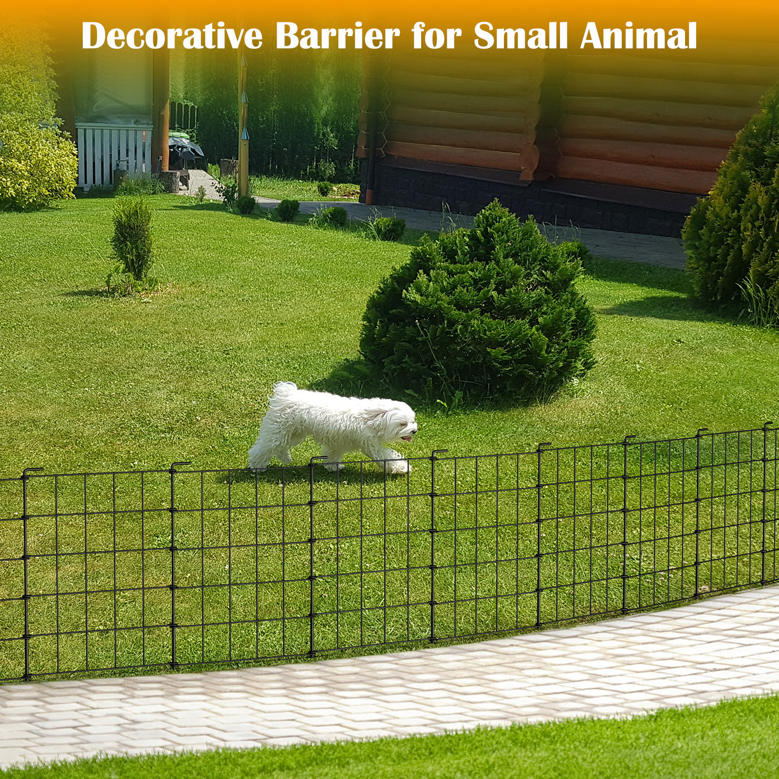 Dundee Deco 23.5" H 12.5" W Black Metal Fencing - Wayfair Canada