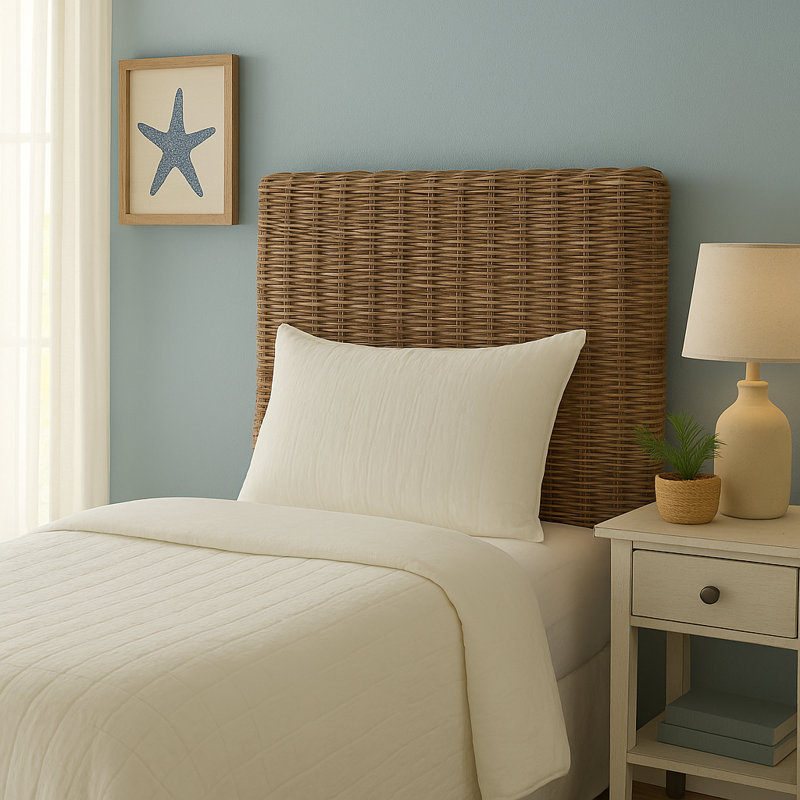Sand & Stable™ Richmond Woven Rattan Headboard & Reviews | Wayfair