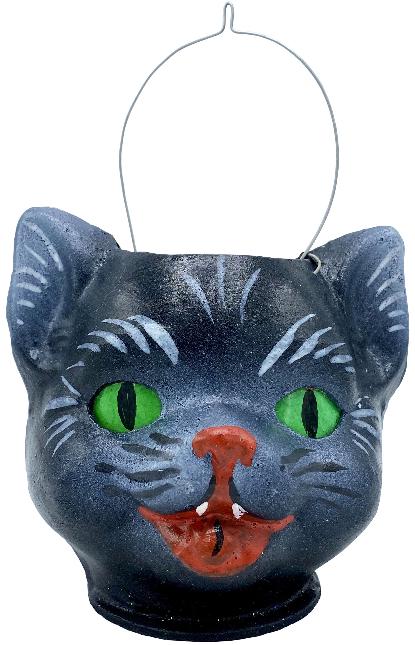 The Holiday Aisle® Cat Paper Mache Candy Container | Wayfair