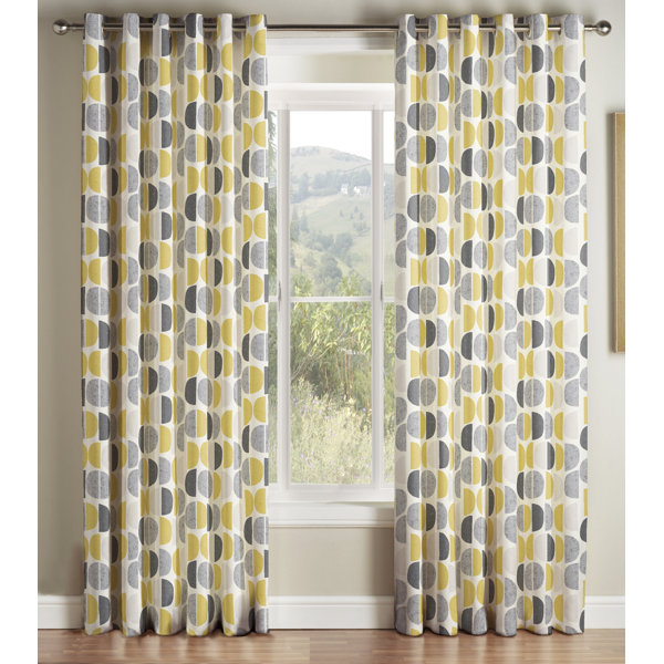 Corrigan Studio Justice Polyester Room Darkening Grommet / Eyelet ...