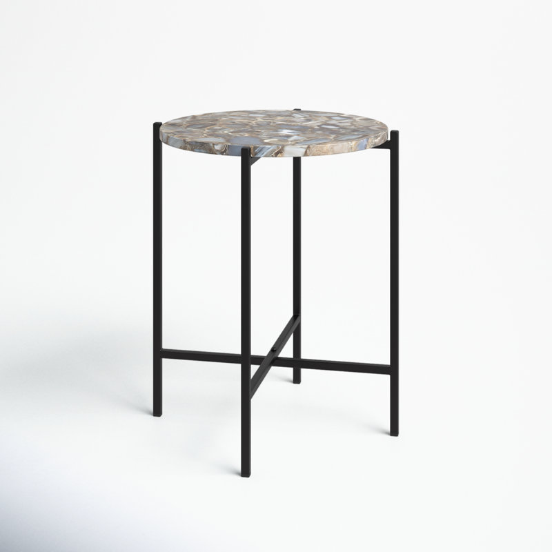 Birch Lane™ Delfina Stone End Table & Reviews | Wayfair