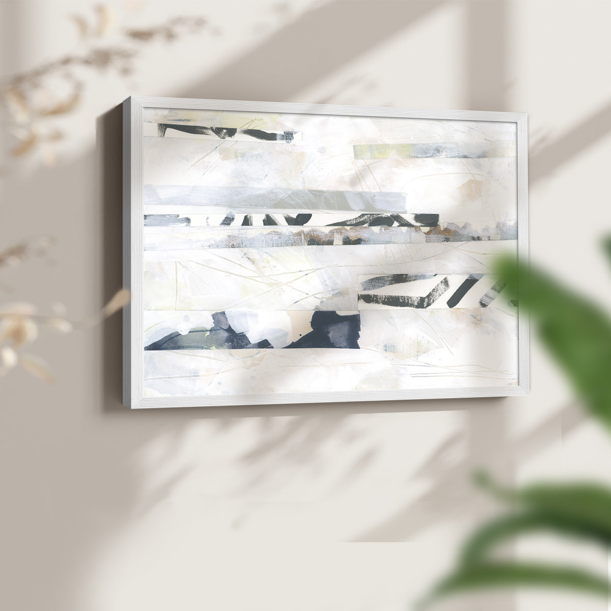 Winston Porter Pattern Camouflage I -Framed Print - Restickable | Wayfair