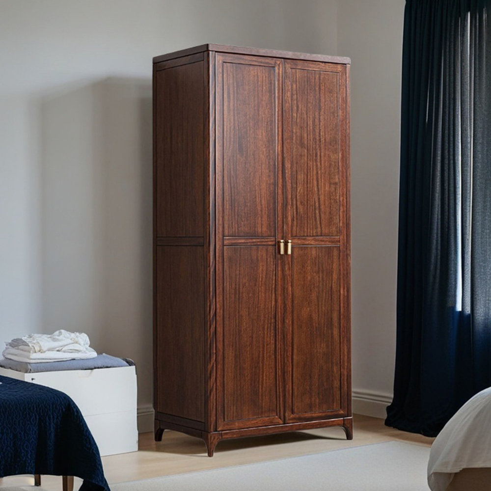 Parttlion Chinese style retro light luxury bedroom wardrobe | Wayfair