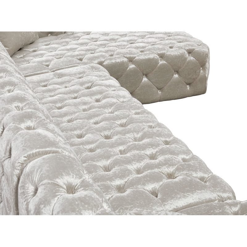 House of Hampton® Dymone Upholstered Sectional | Wayfair