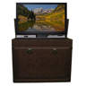 Touchstone Vintage Trunk Motorized TV Lift Cabinet - Leather-wrapped TV ...