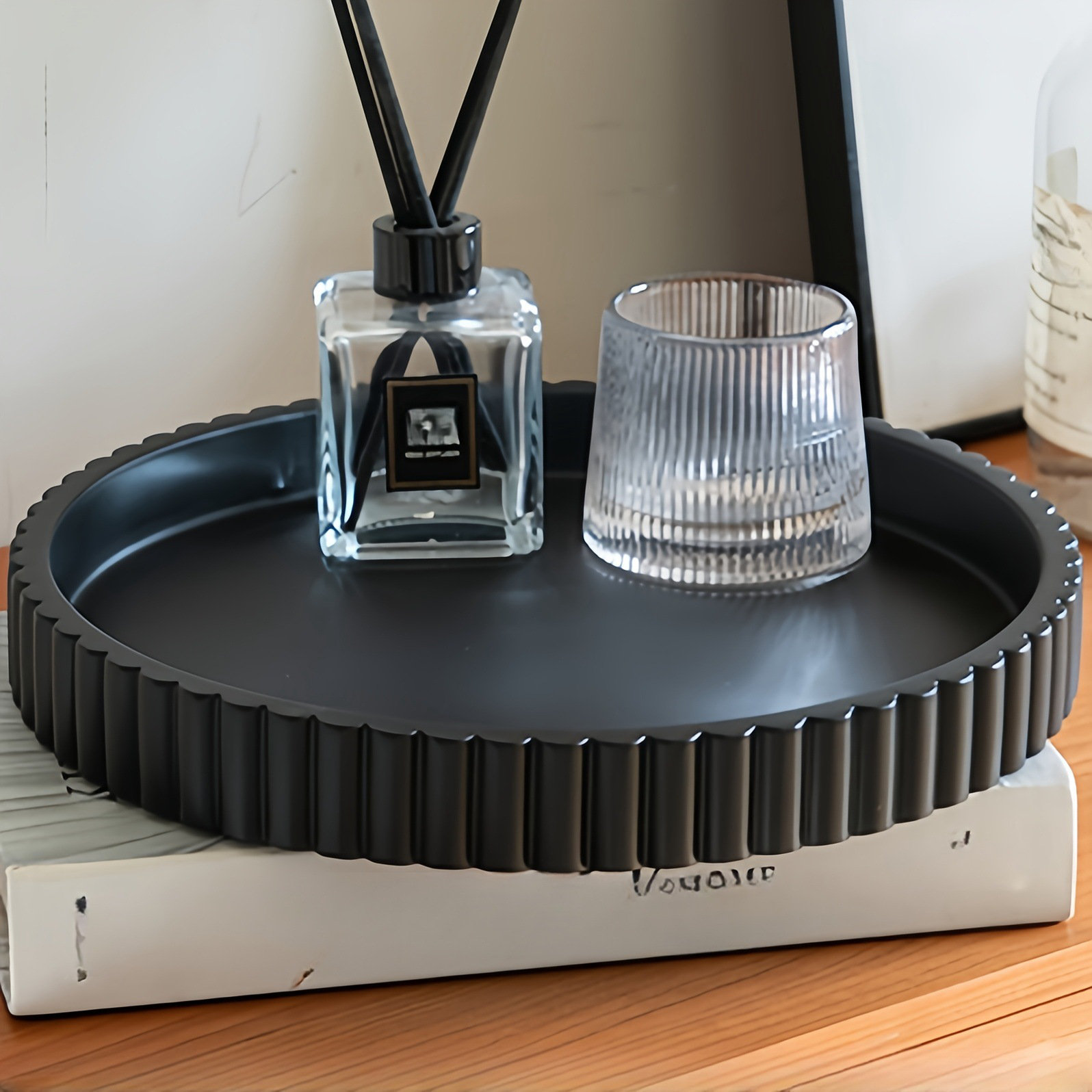 Lark Manor™ Modern Decorative Tray For Coffee Table Centerpiece ...