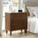 Canora Grey Kaybri 28"W Solid Paulownia Wood 4-Drawer Nightstand with ...