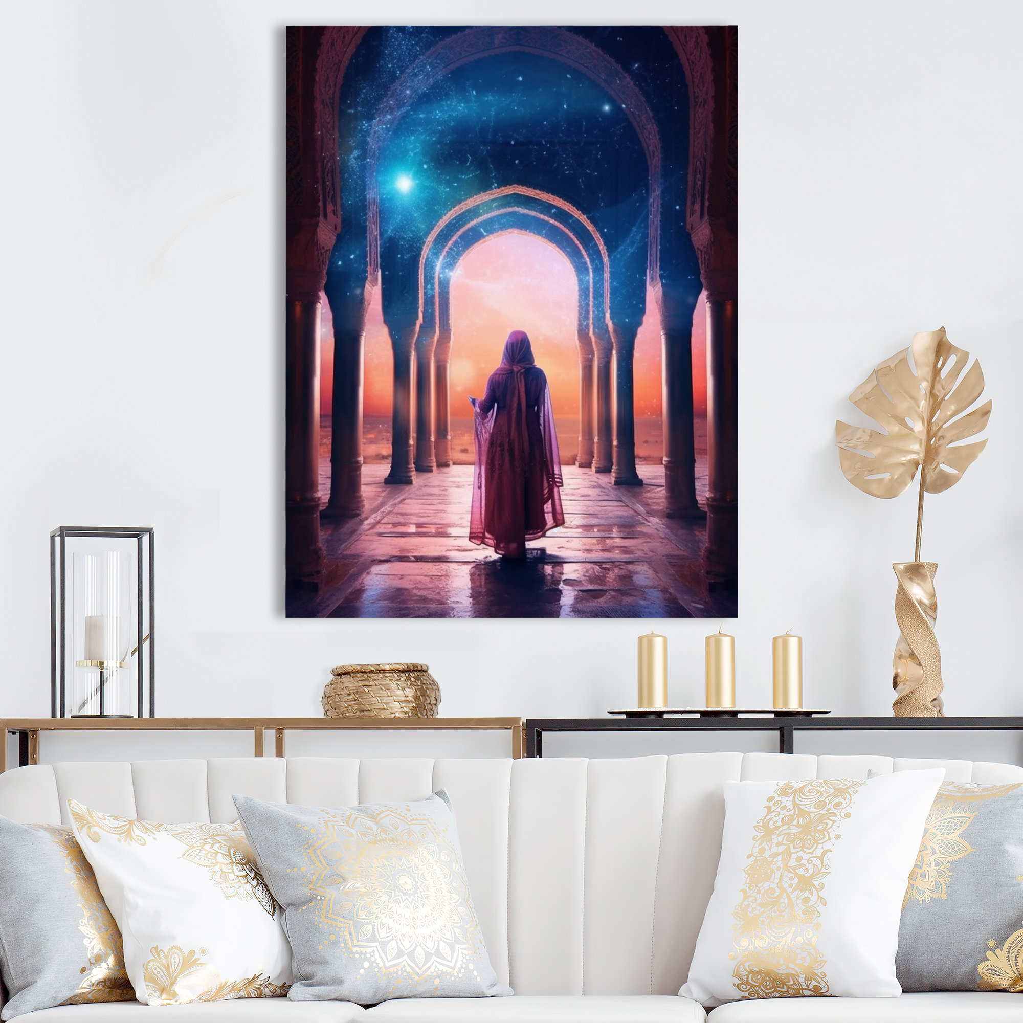 Winston Porter Gypsy Goddess Under Magical Boho Sunset Framed On Canvas ...