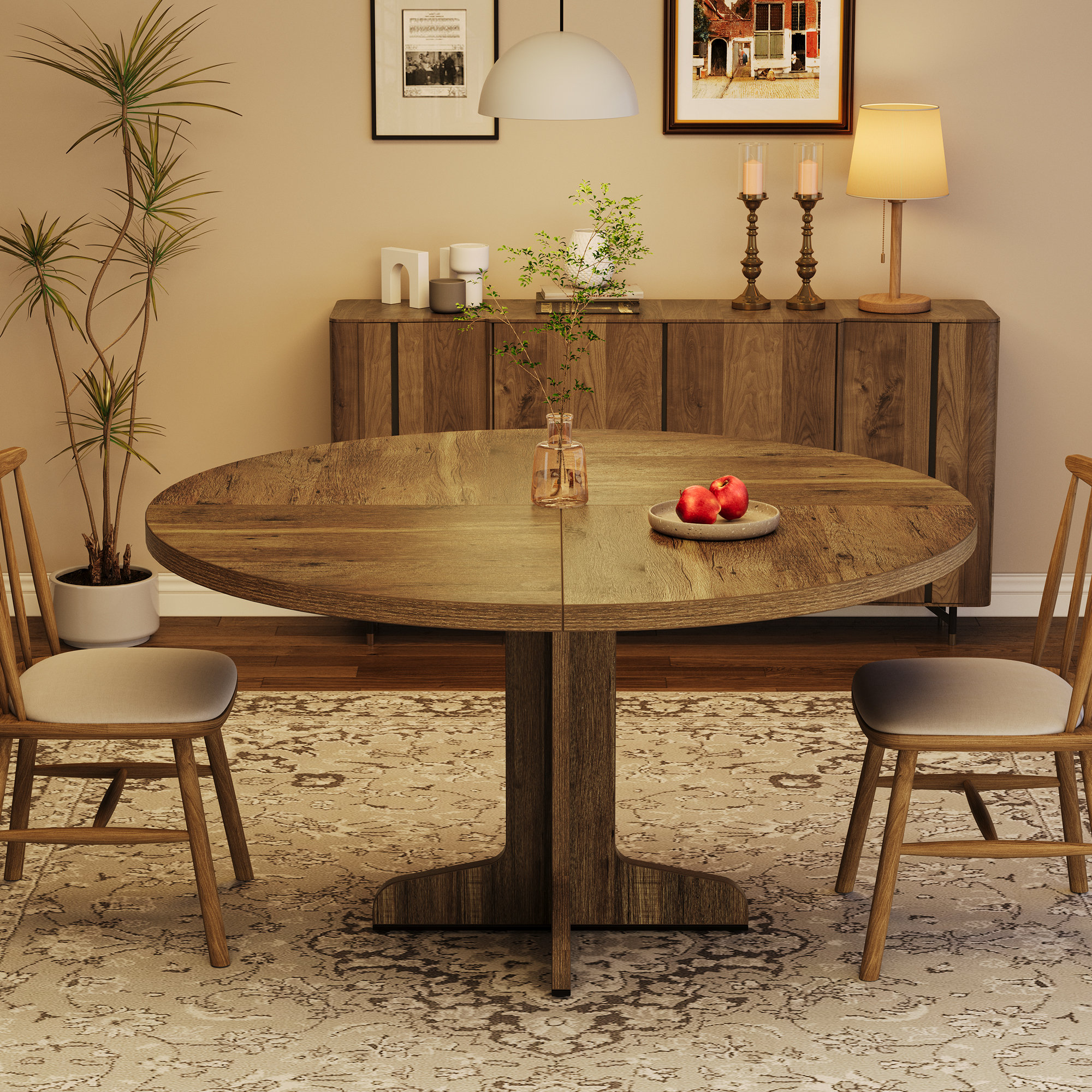 Blue Elephant 47.2" Round Dining Table | Wayfair.co.uk