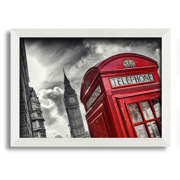 Latitude Run Matoaca Iconic Big Ben Phone - Single Picture Frame Print ...
