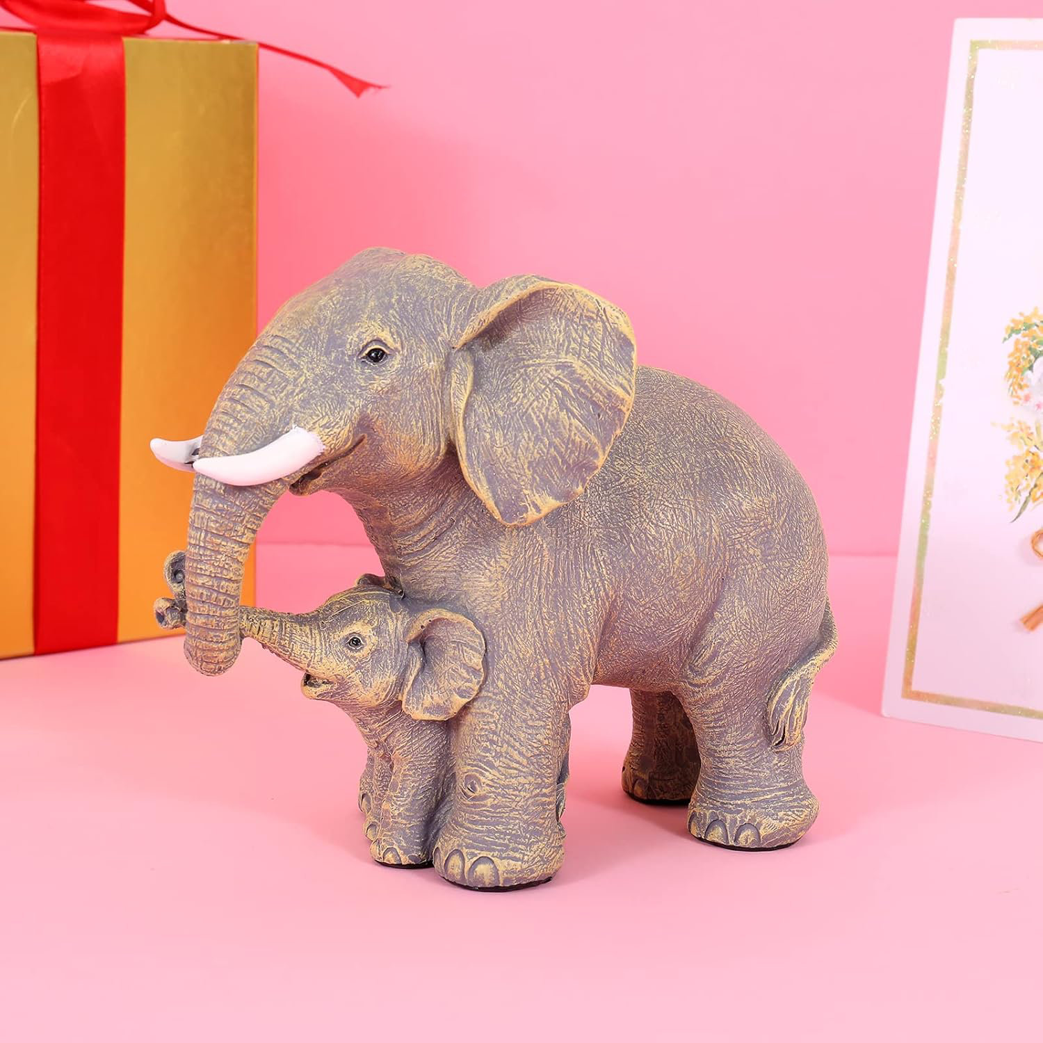 Bungalow Rose Cute Elephant Figurines Home Décor - Wayfair Canada