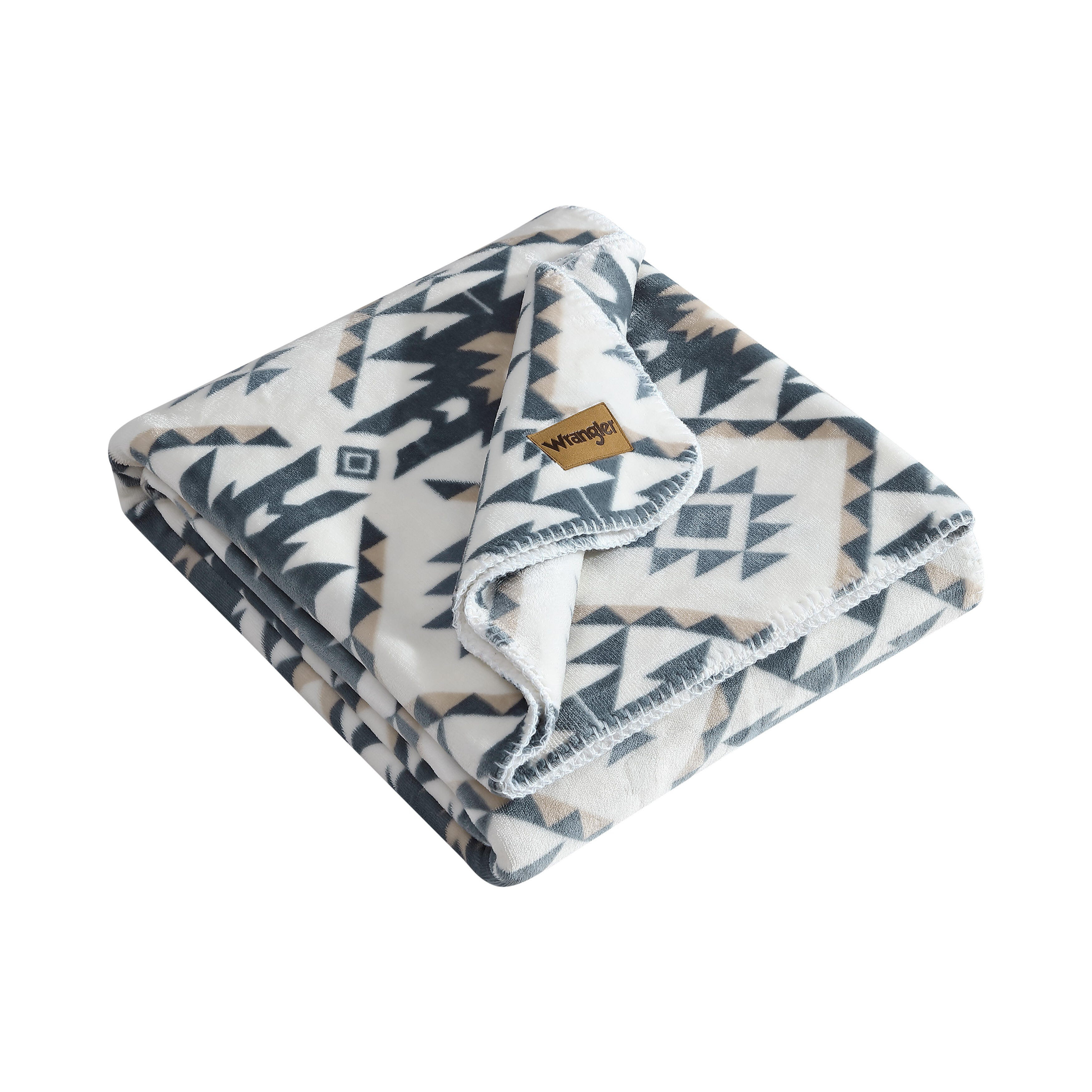 Wrangler Nash Stripe Plush Reversible Blanket & Reviews | Wayfair