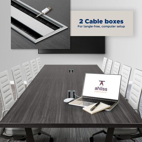 Inbox Zero Rectangular Table & Reviews | Wayfair
