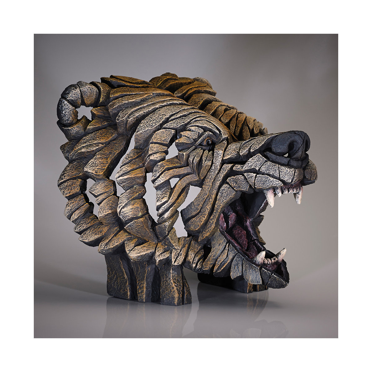 enesco Edge Sculpture Bear Bust 15in H | Wayfair