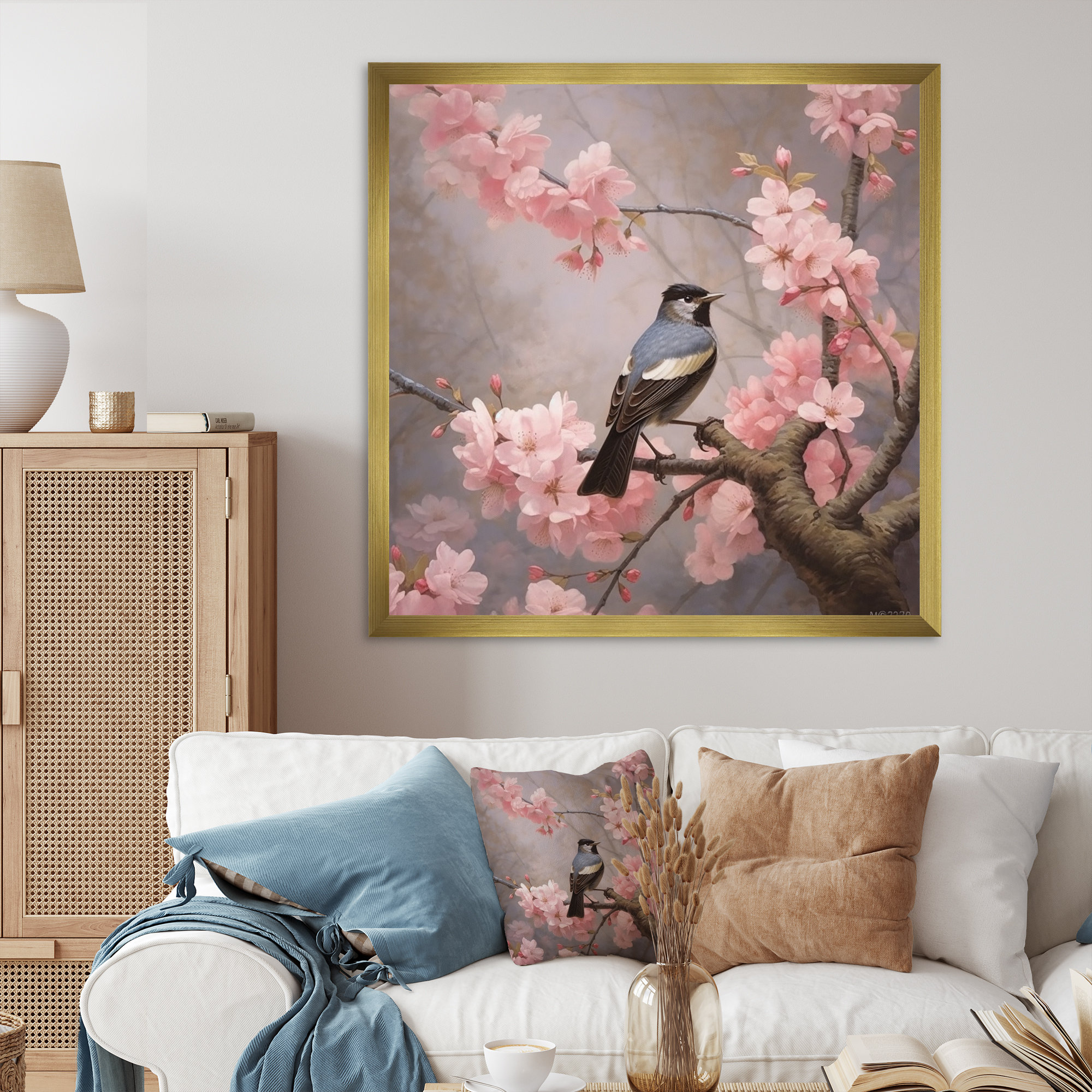Red Barrel Studio Bluebird On Blossom Cherry III - Wayfair Canada