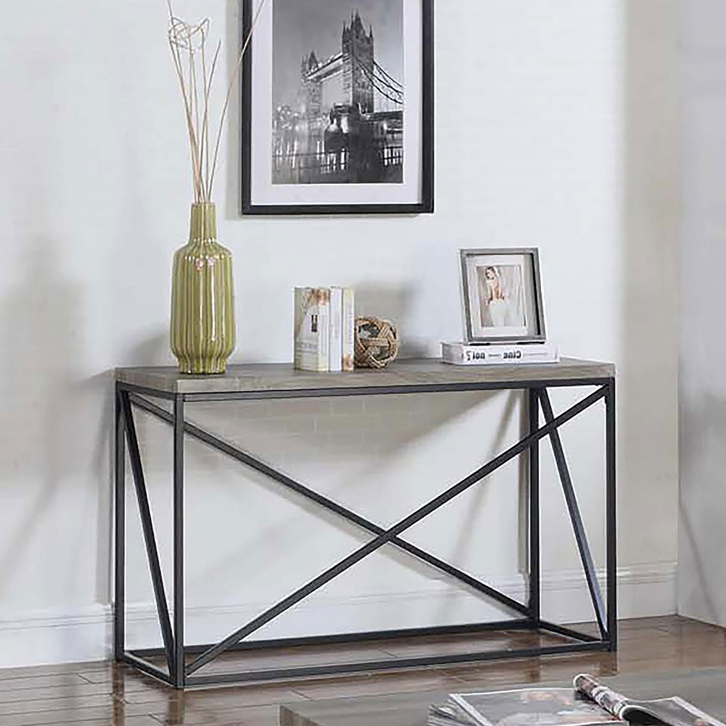 17 Stories Exceptional Quality - Arick Rectangular Entryway Console ...