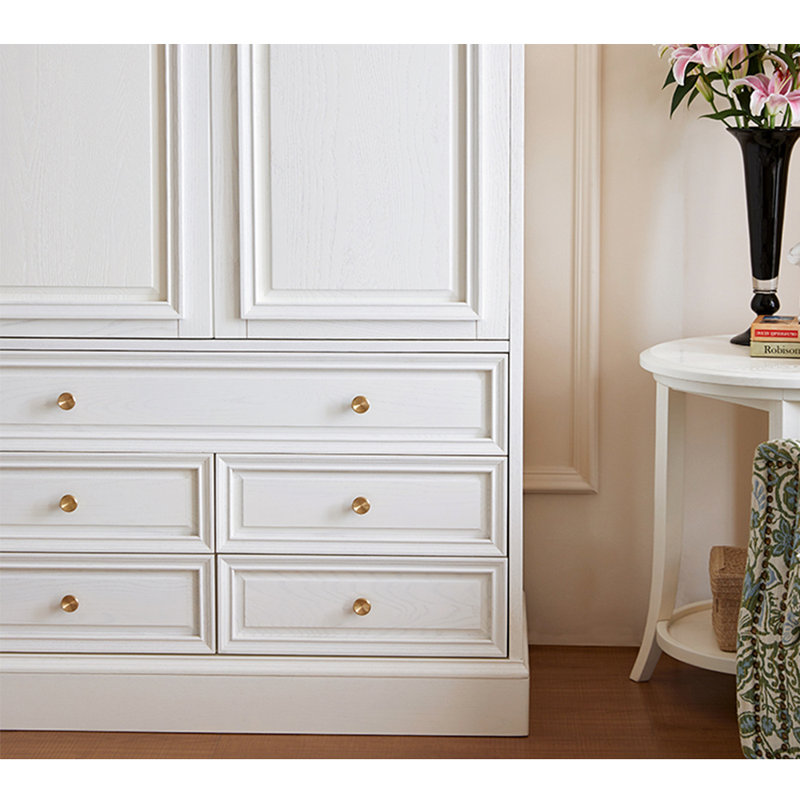 Parttlion French style modern simple wardrobe | Wayfair
