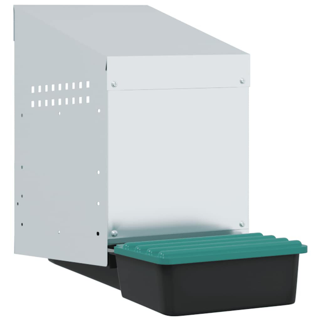 Dakota Fields Chicken Nesting Box 1 Compartment Wall-Mounted Galvanised ...