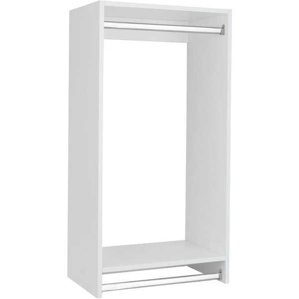 Modular Closets Double Hanging Unit for Walk-in Closet System & Reviews ...