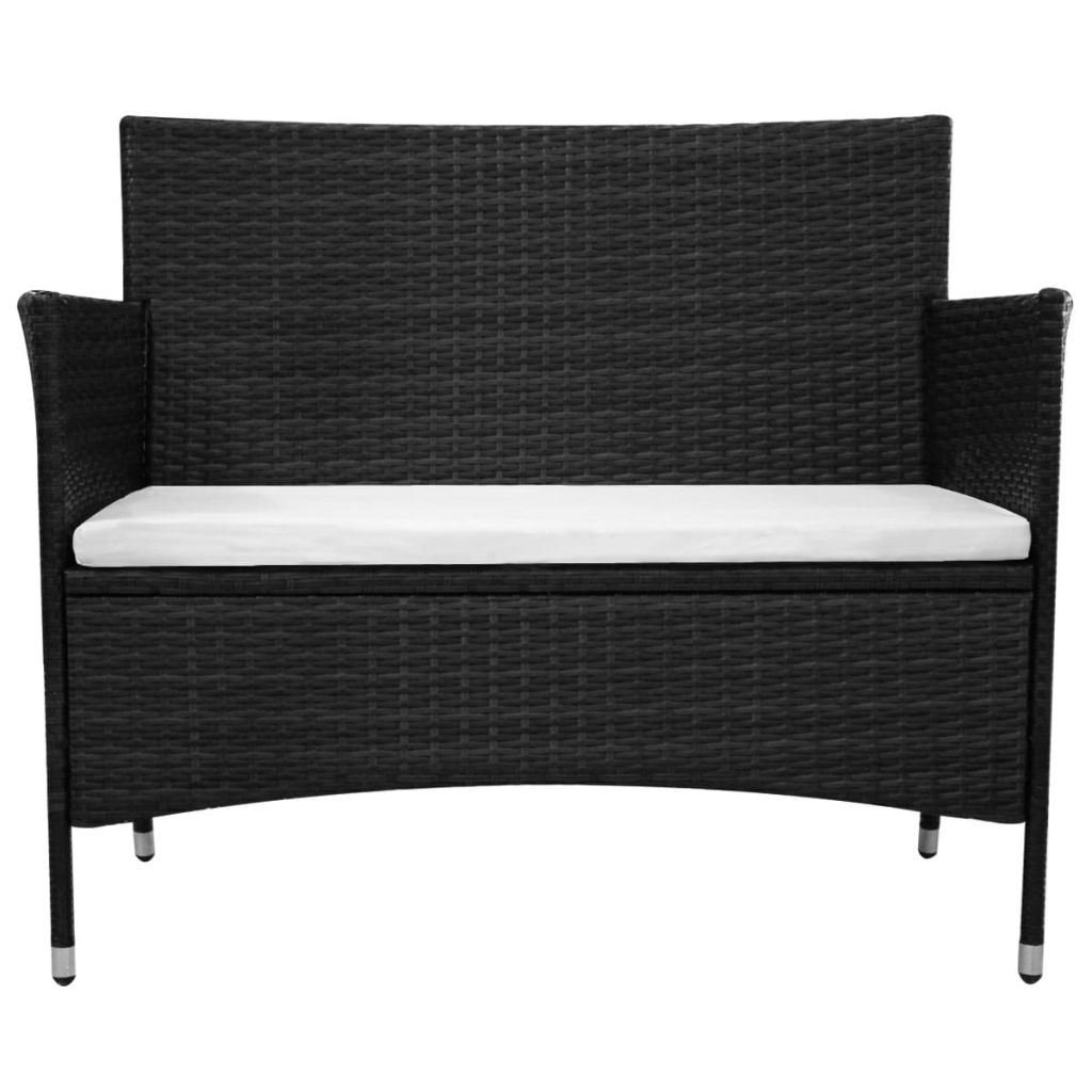 Lark Manor Beonka Powder Coated Steel Outdoor Bench | Wayfair