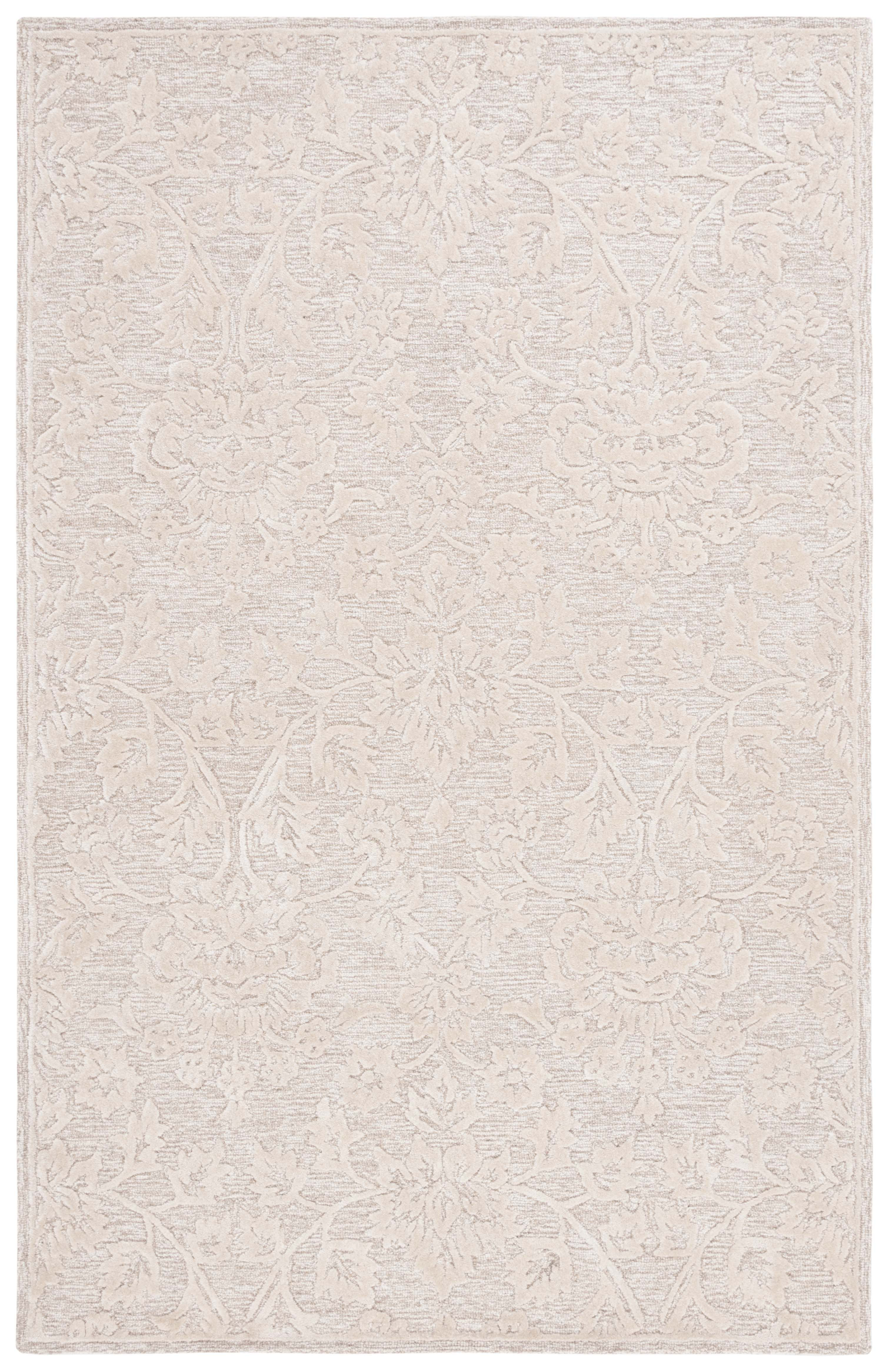 Canora Grey Glamour 551 Area Rug In Beige / Ivory | Wayfair