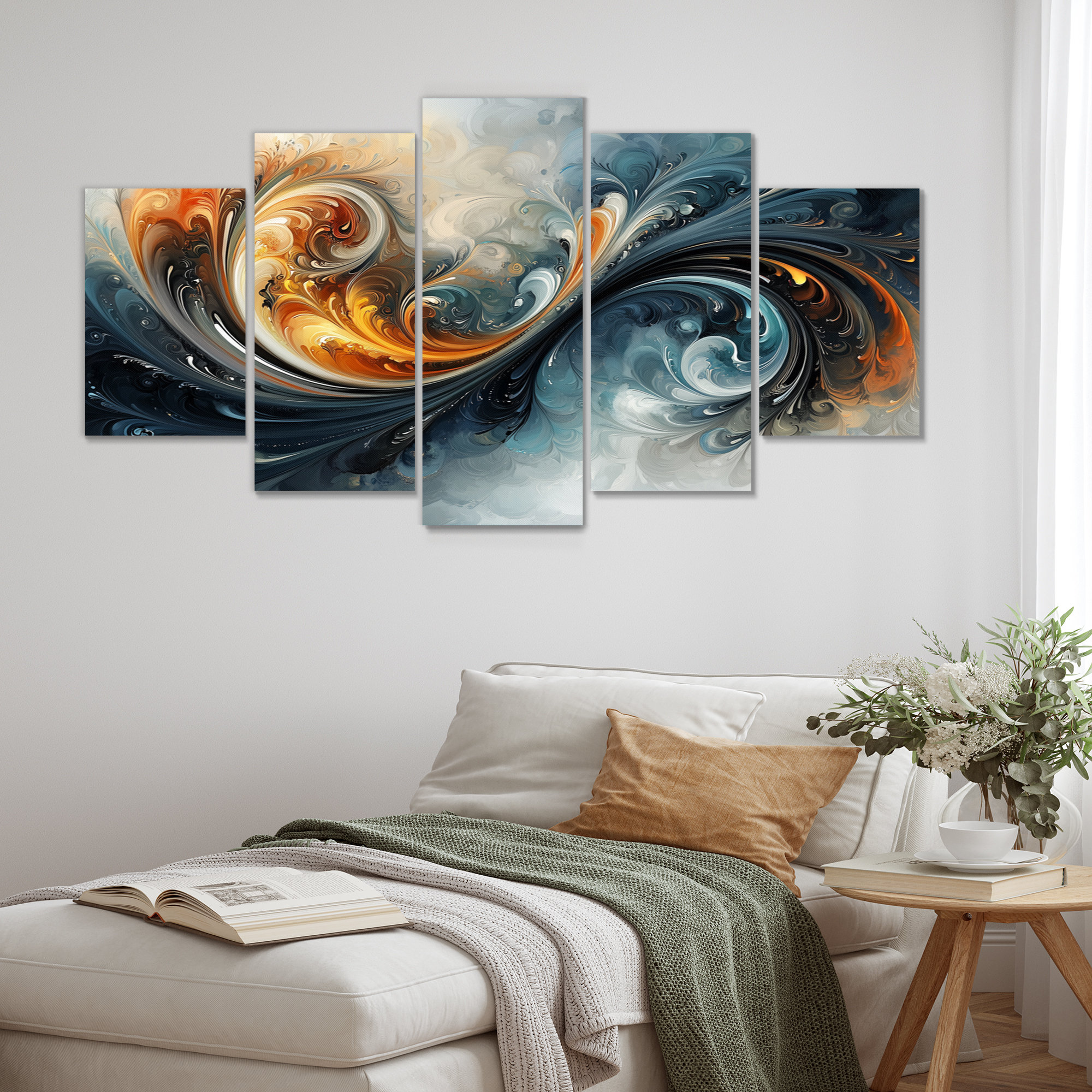 Design Art Parallel Streams Of Fractal Horizon II - Spiral Abstract ...