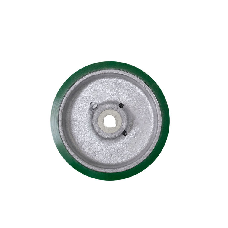 Service Caster Poly Tread on Cast Iron Keyed Drive Wheel | Wayfair