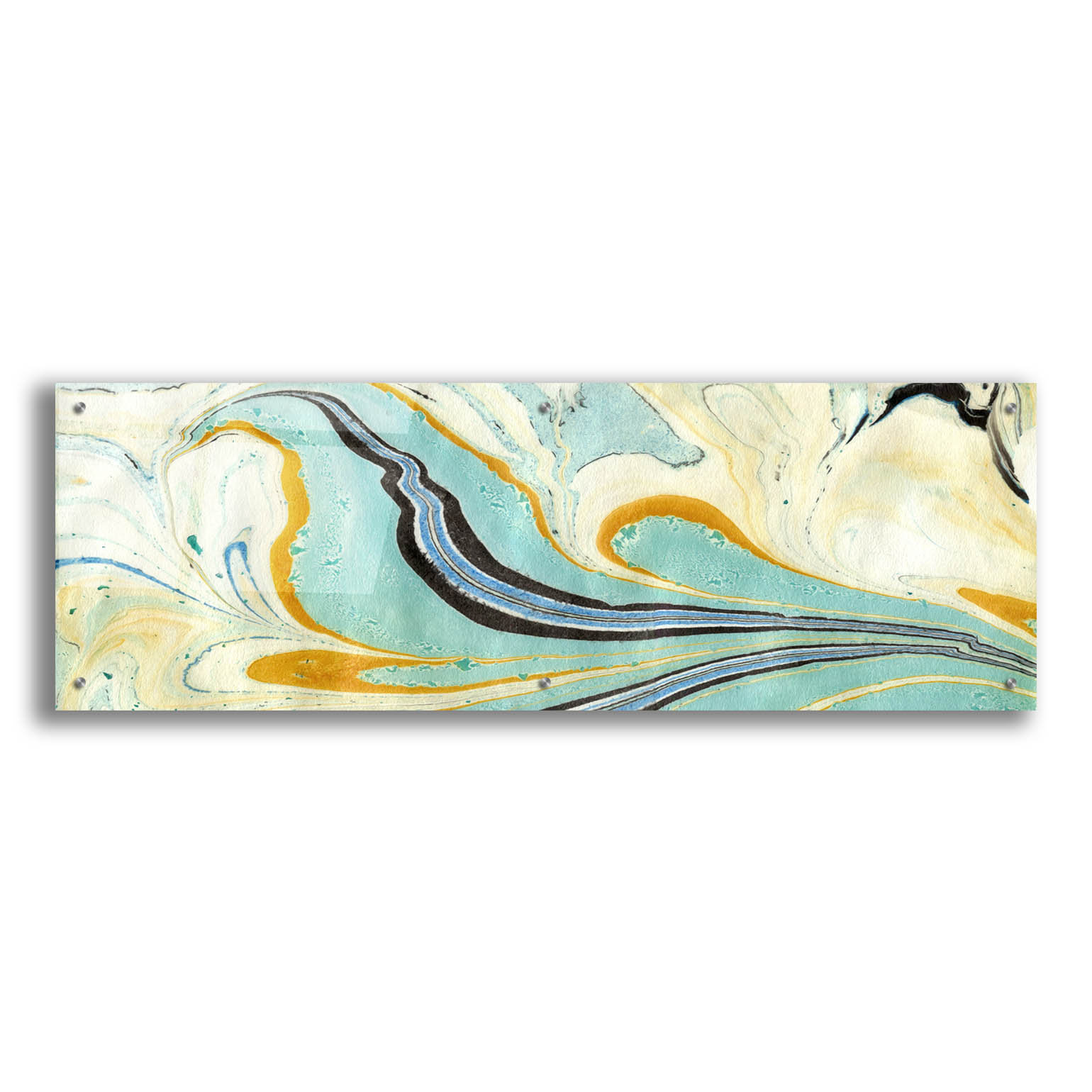 Brayden Studio® 'Placid 2' by Alicia Ludwig Acrylic Glass Wall Art, 48 ...