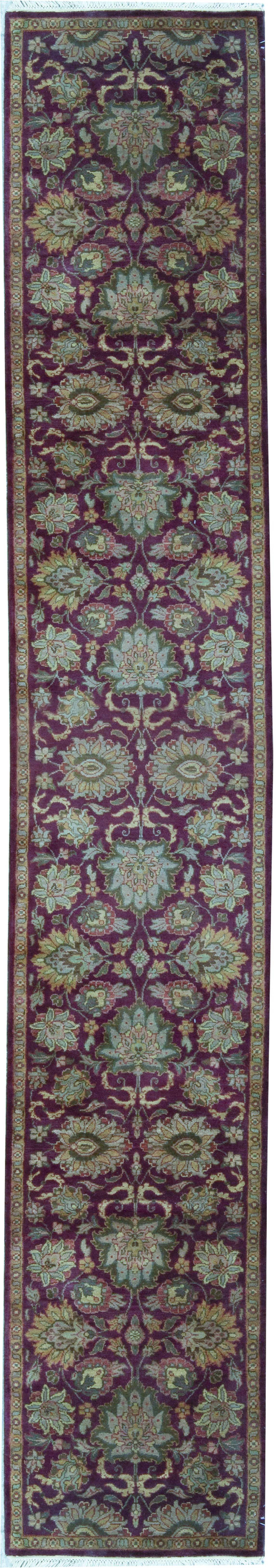 Bokara Rug Co., Inc. Hand-Knotted High-Quality Red and Gold Runner ...