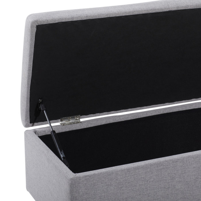 George Oliver Padillo Upholstered Flip Top Storage Bench & Reviews ...