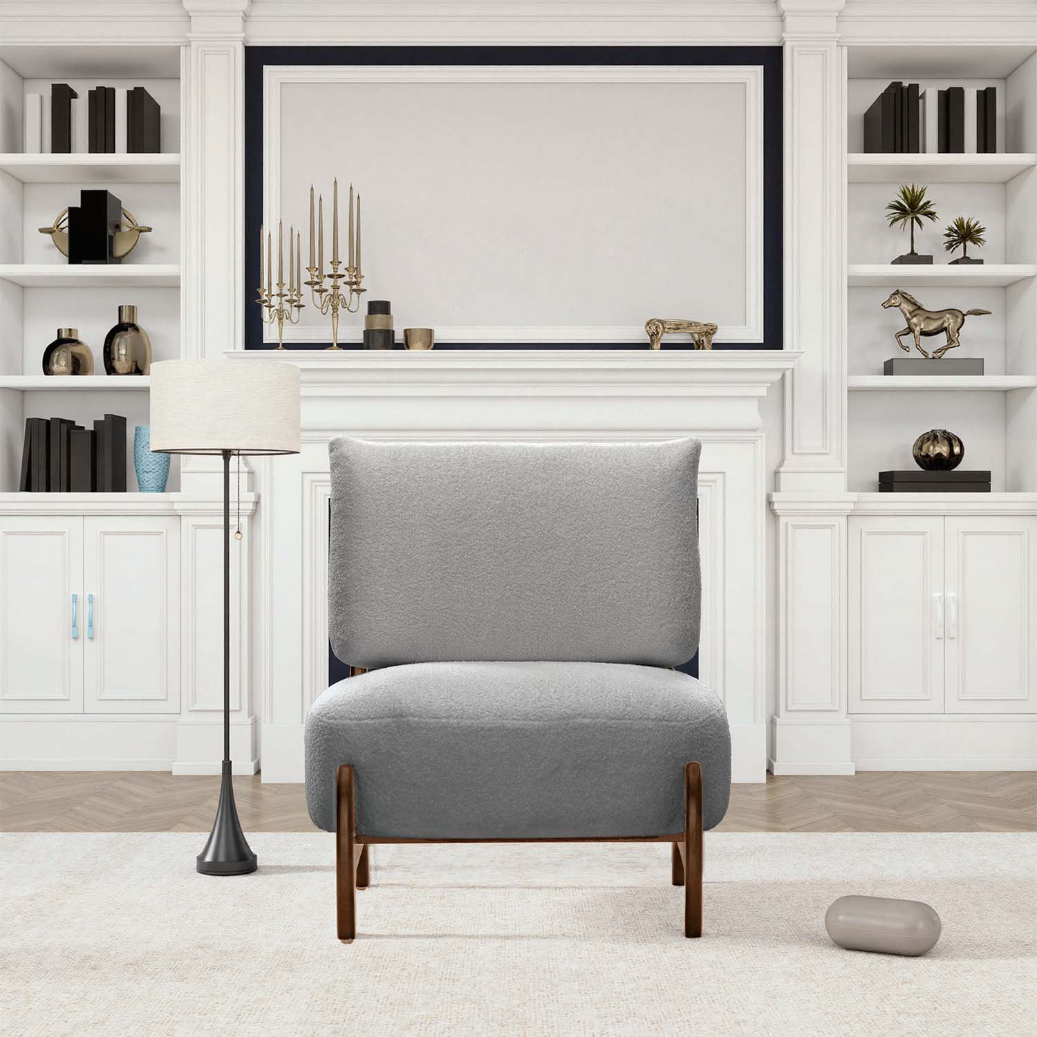 George Oliver Practical Chair with Soft Seat and Backrest,Modern Simple ...