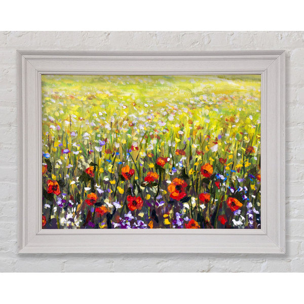 Rosalind Wheeler Poppy Field In The Summer - Single Picture Frame Print ...