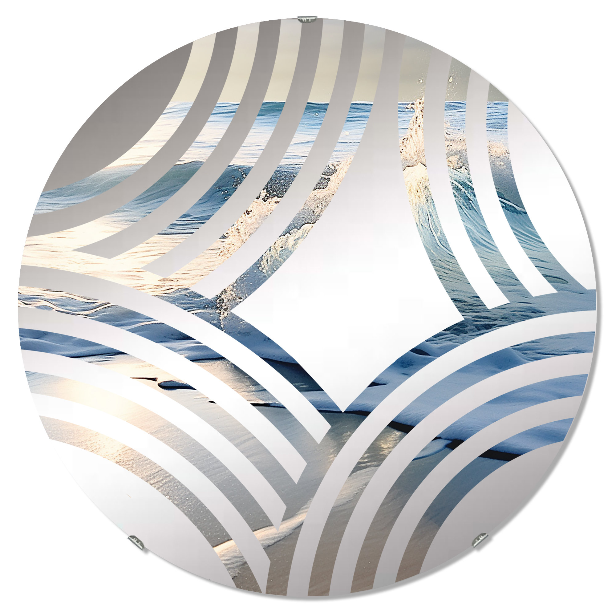 East Urban Home Beach Wave Scenery Photo I - Baptist Fan Decorative ...