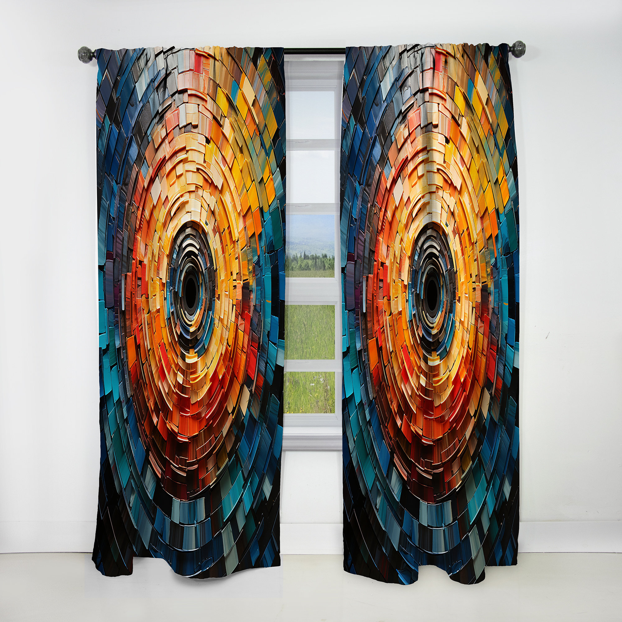 Design Art Colorful Vinyl Record Vinyl Mosaic III - Vinyl Records ...