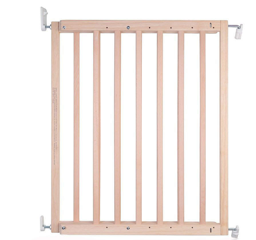 Harriet Bee Ivar Wooden Screw Fit Stair Safety Baby Gate & Reviews ...