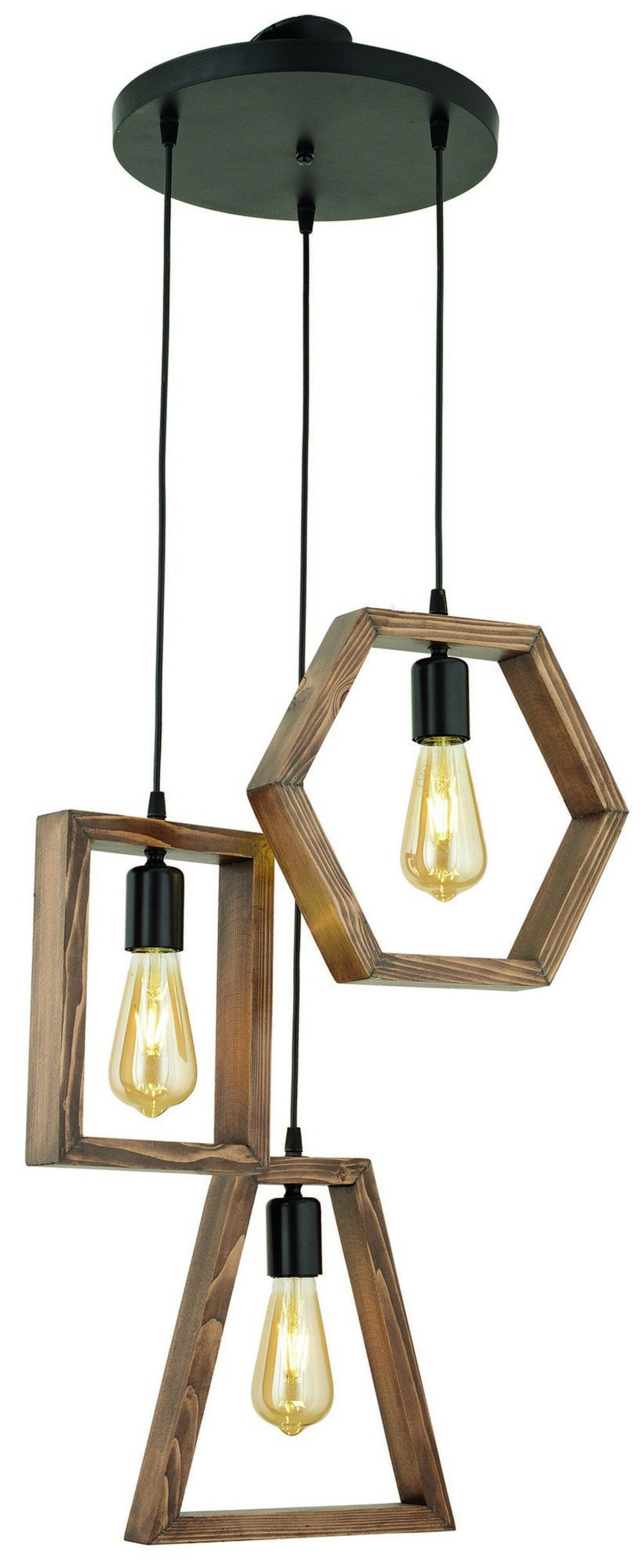 East Urban Home Lofgren 3 - Light Cluster Geometric Pendant | Wayfair